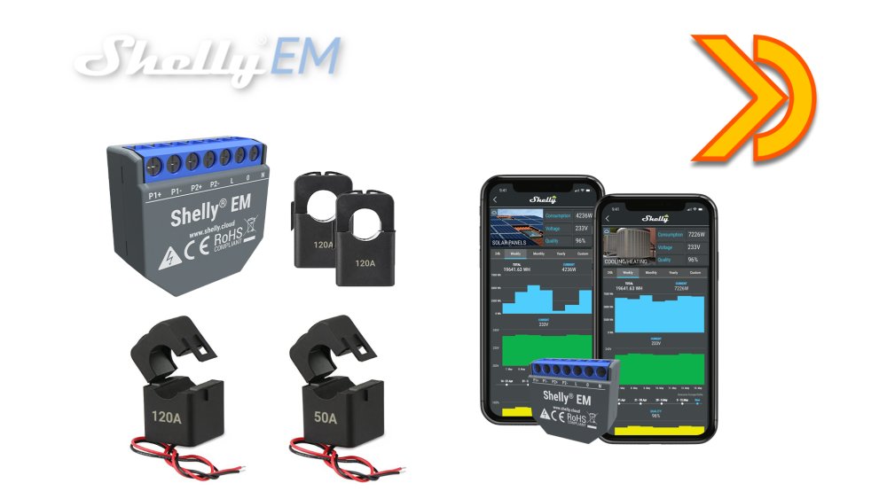 Shelly | Shelly EM finalmente tra le mie grinfie... l'Energy Meter ...