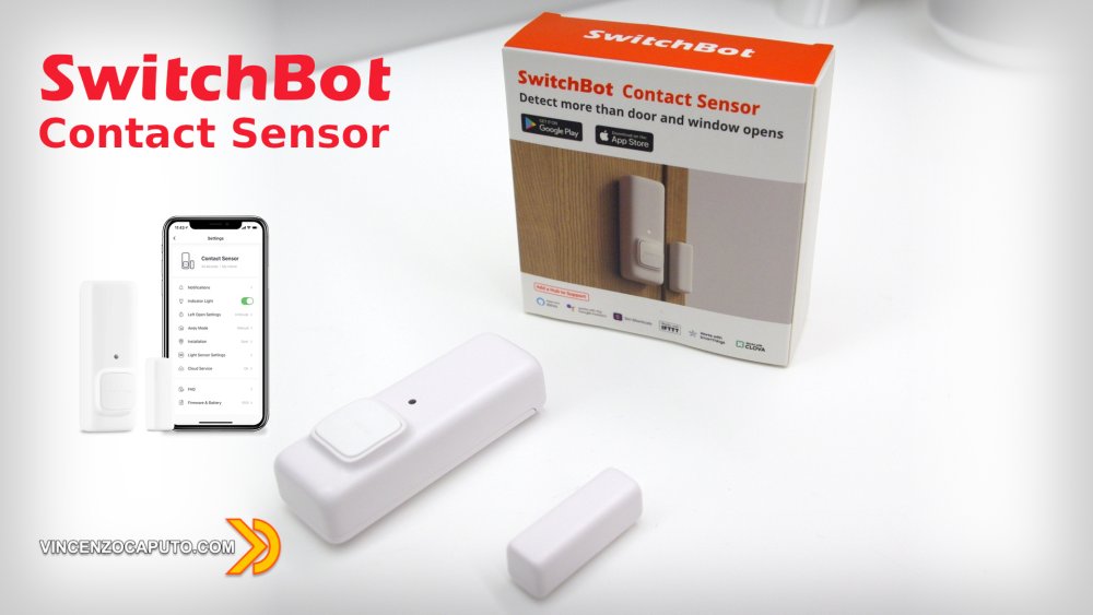 SwitchBot | Switchbot Contact Sensor - sensore porta finestra con sensore di movimento ...