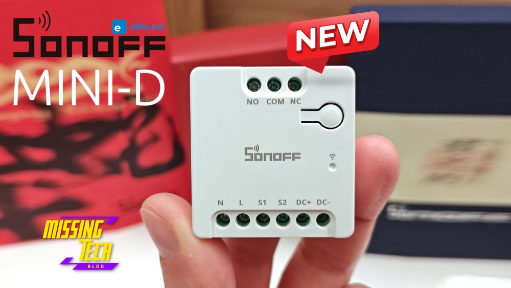 Sonoff | Sonoff MINI-D finalmente con contatto pulito! | Vincenzocaputo.com